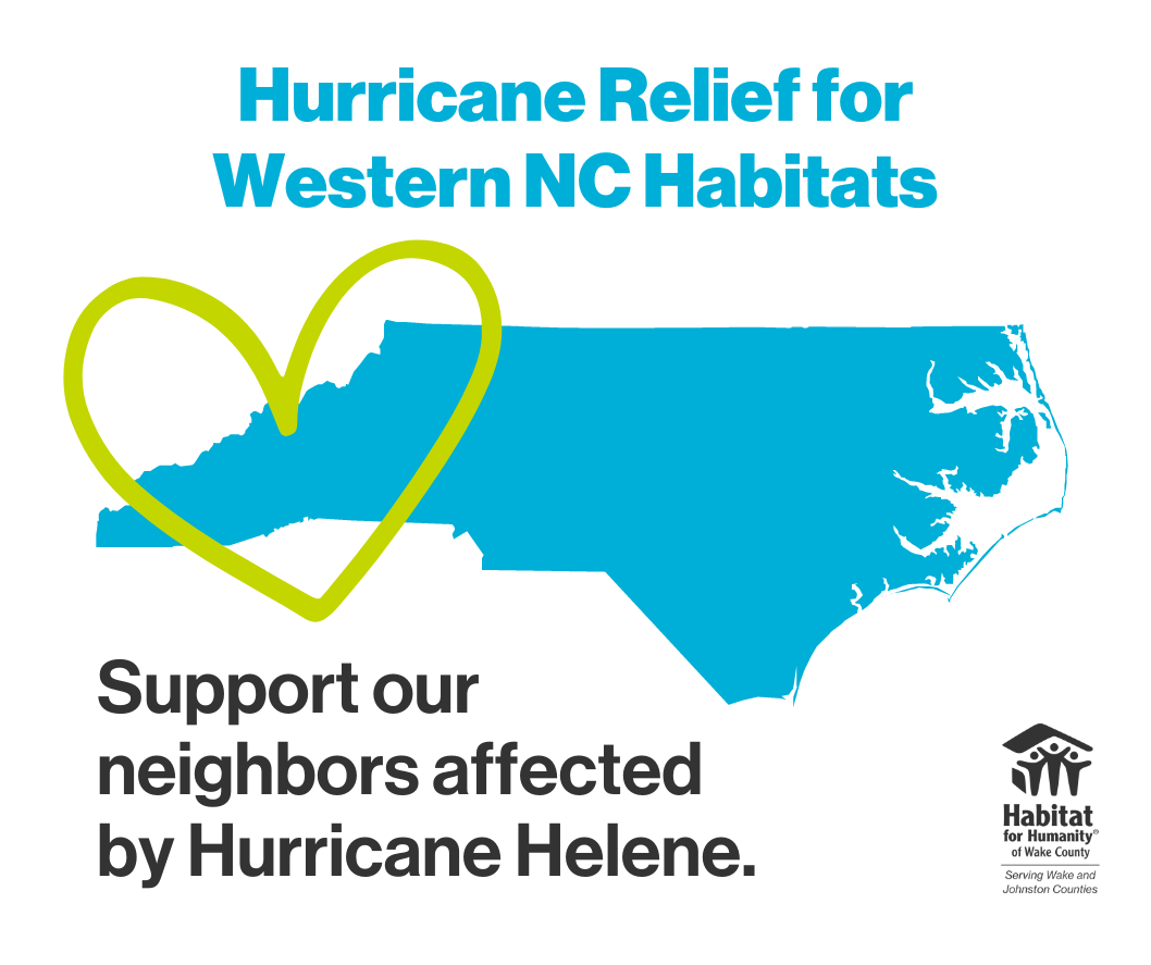 Hurricane Helene Relief Support | Habitat for Humanity Wake County
